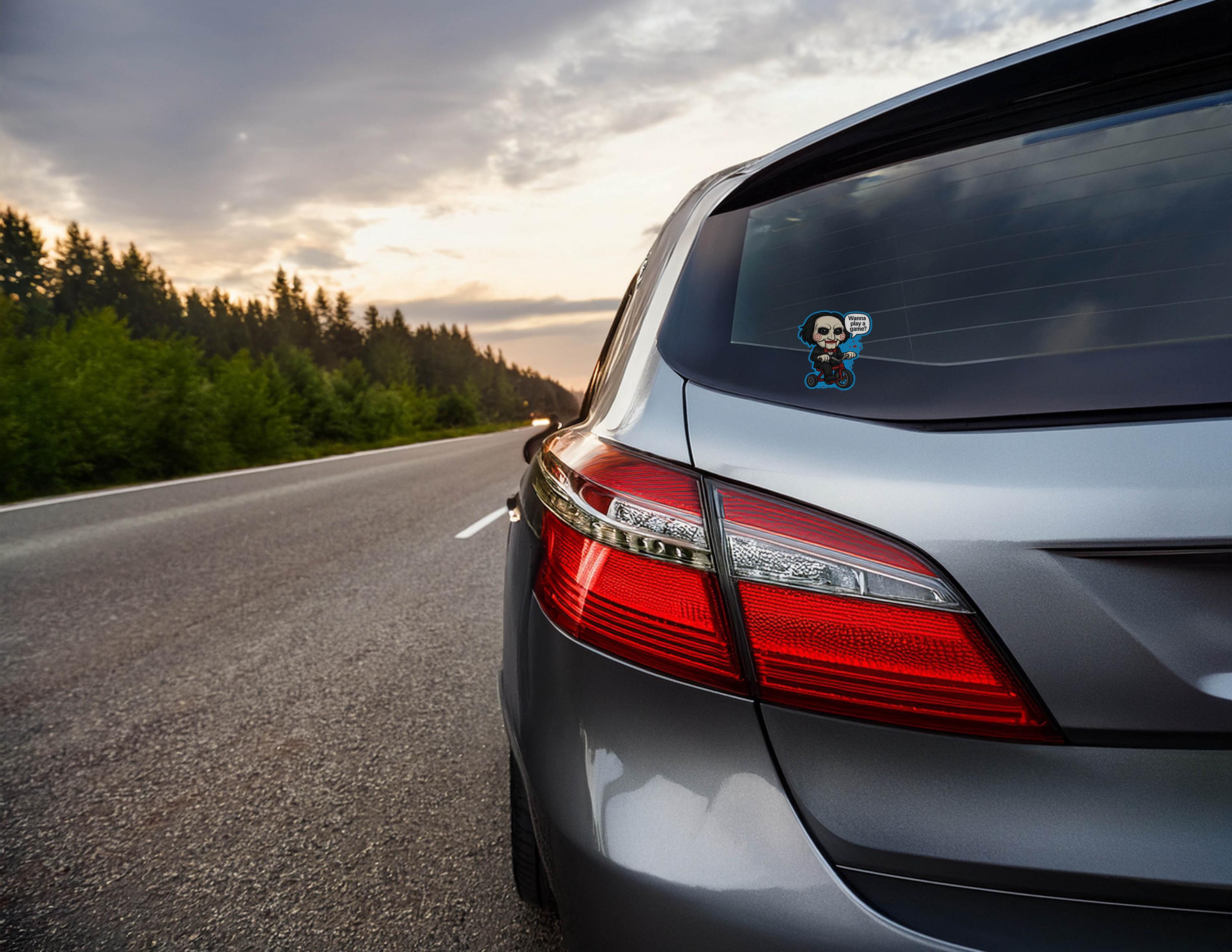 Horror Sticker | Jigsaw Sticker | SAW Movies | Horror Fans | Print Then ...