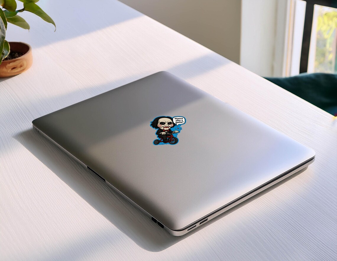 Horror Sticker | Jigsaw Sticker | SAW Movies | Horror Fans | Print Then ...