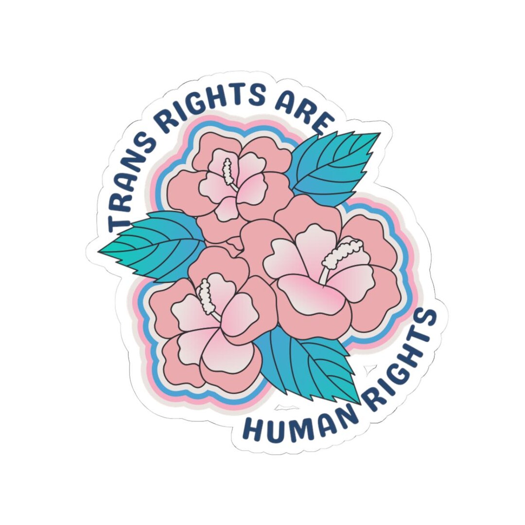Trans Rights Empowering Sticker - Etsy