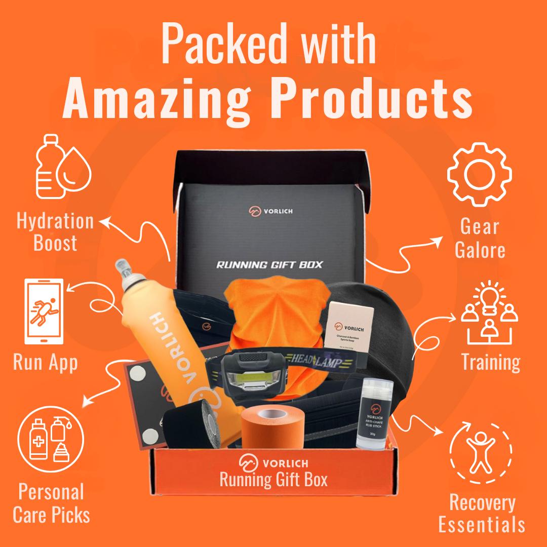 Runner's Gift Box: 13 Running Essentials - Including Running Belt ...