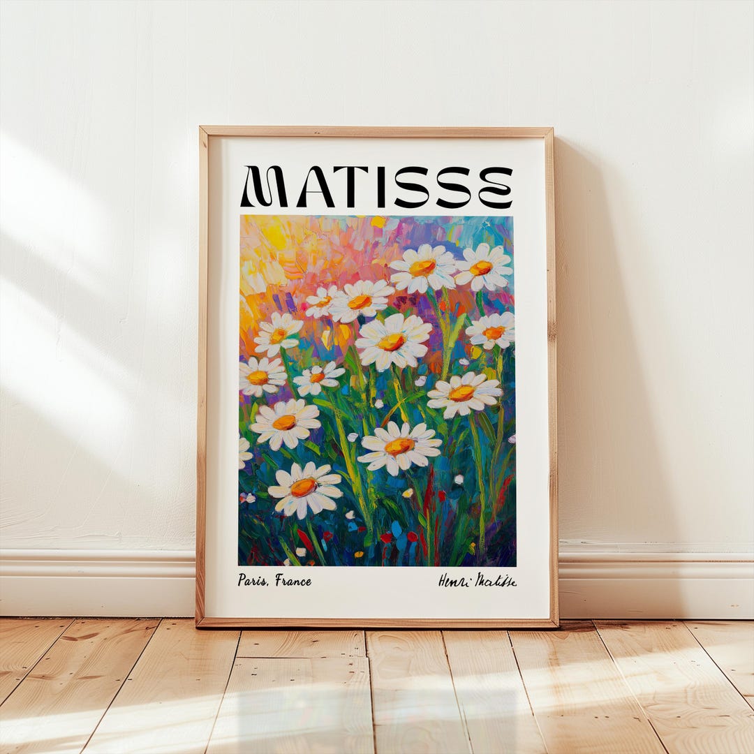 Henri Matisse Daisy Art Print - Matisse Flower Art - Daisy Flower ...