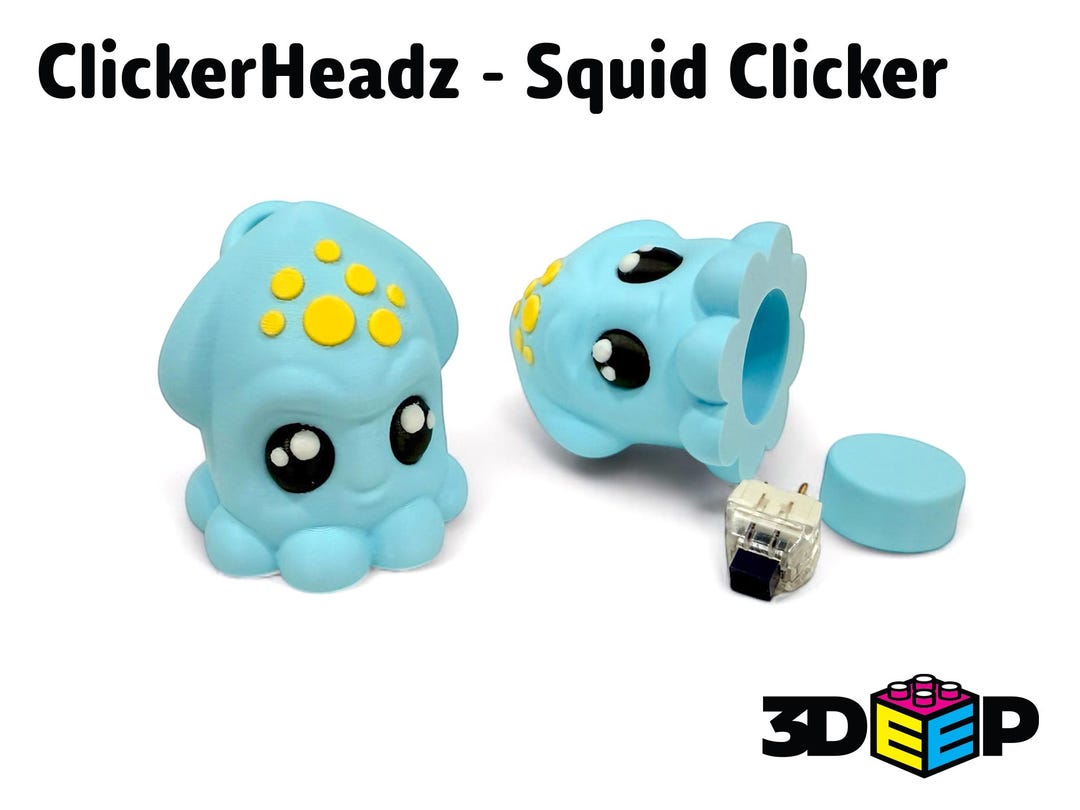 3D Printed Animal Clicker Keychains - Etsy