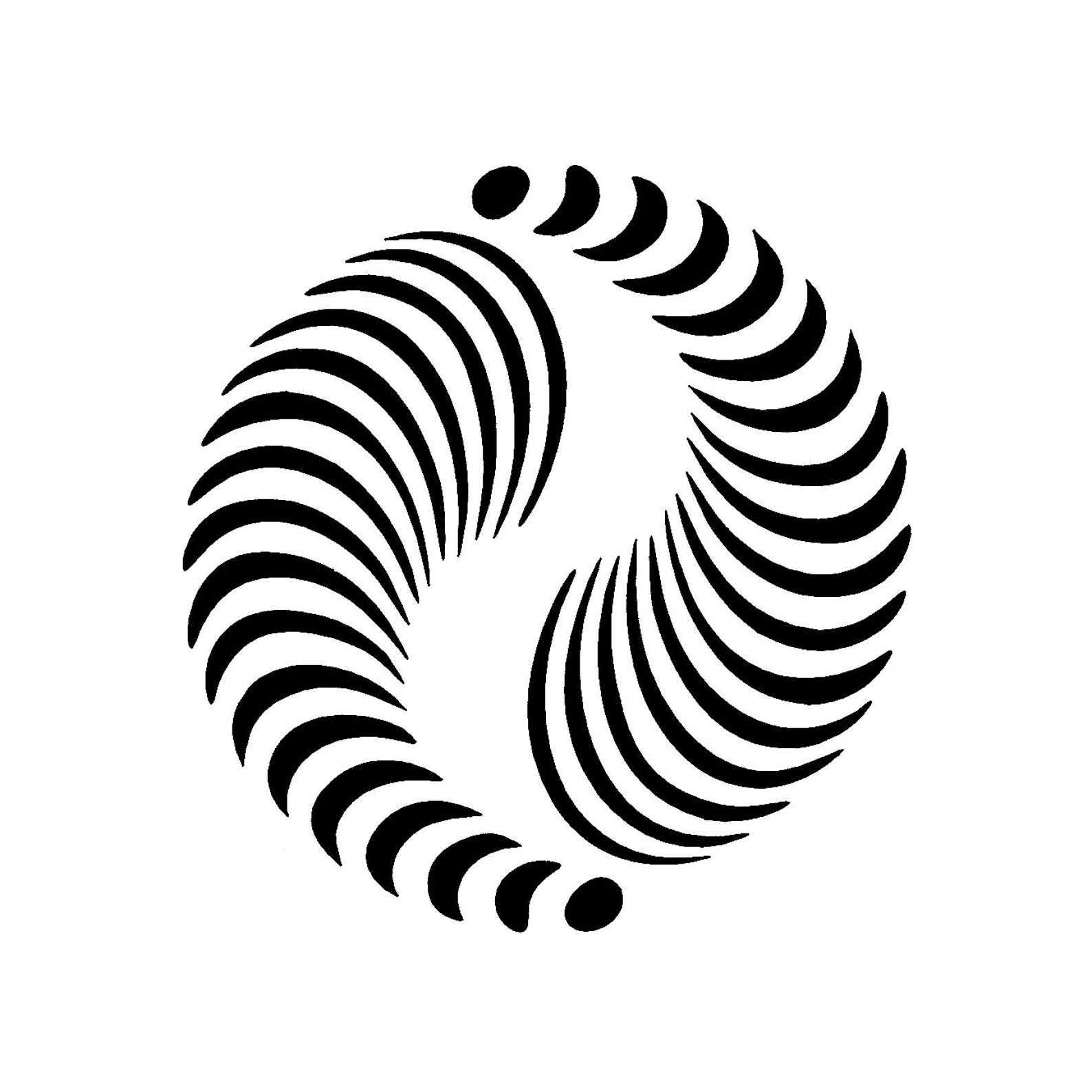 Really Great Stencils, Orbital Echo Stencil, 6x6", Background, Optical ...