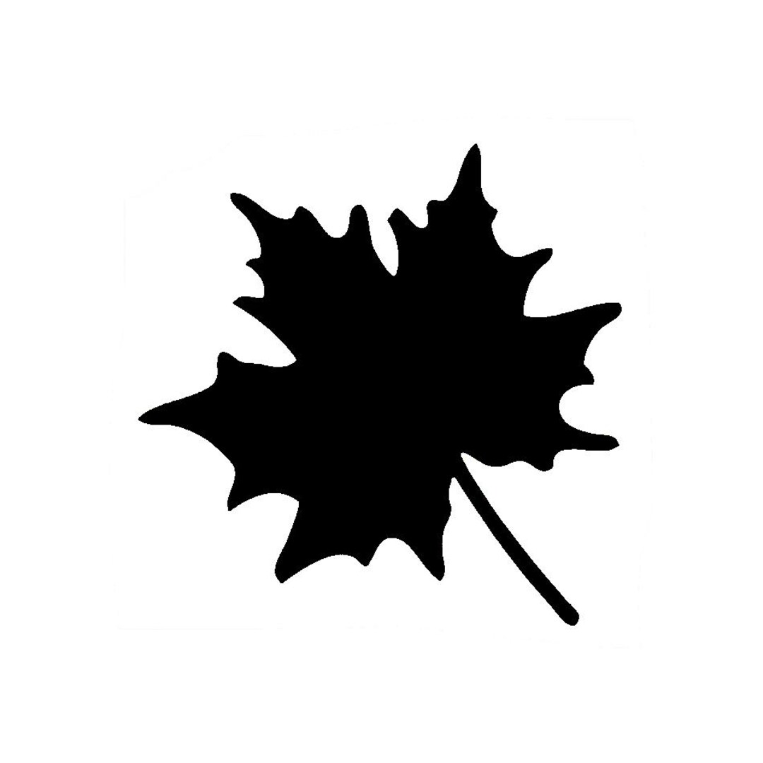 Really Great Stencils, Mini, Maple Leaf 2 Stencil, 3" X 3', Reusable ...