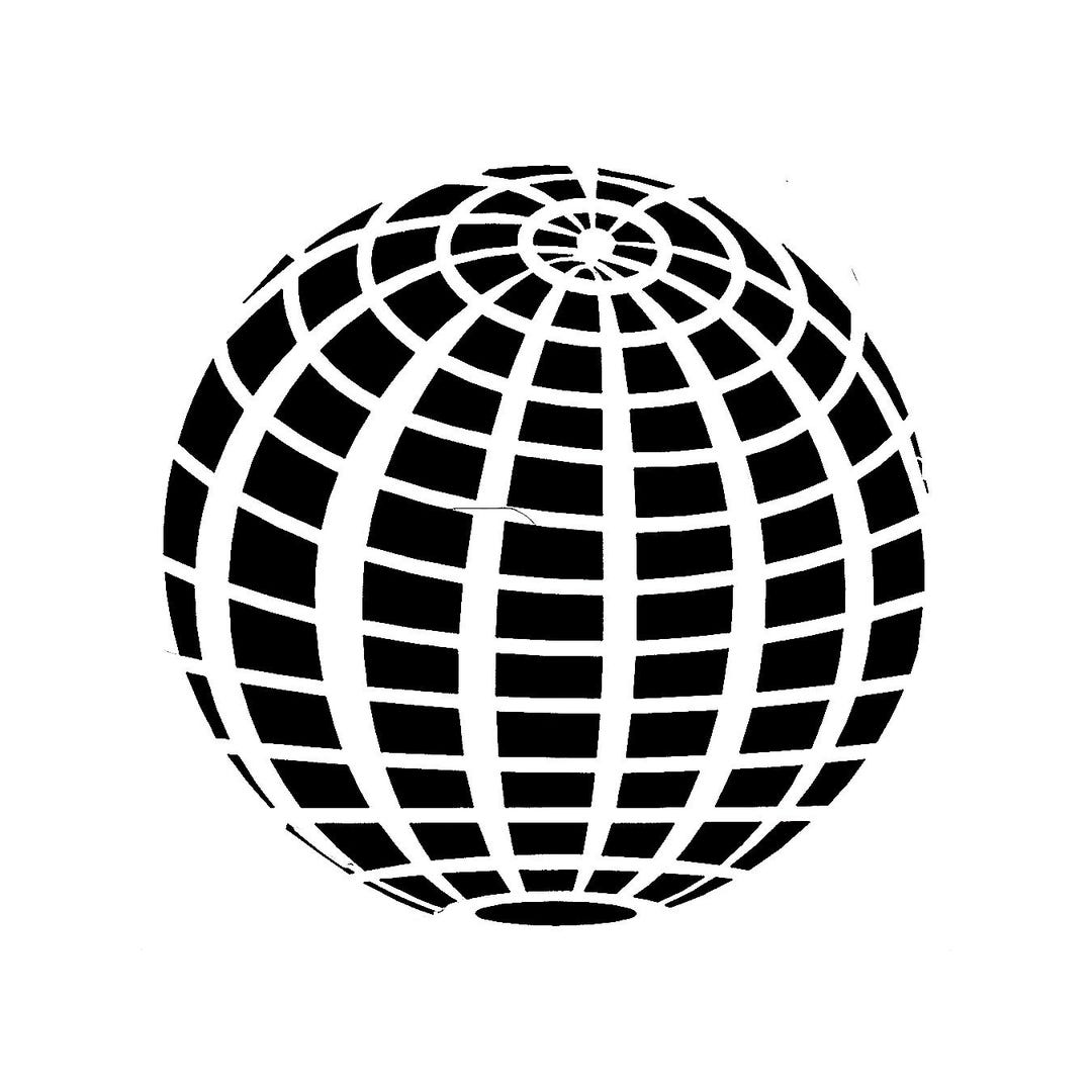 Really Great Stencils, Global Grid Stencil, 6x6", Background, Optical ...