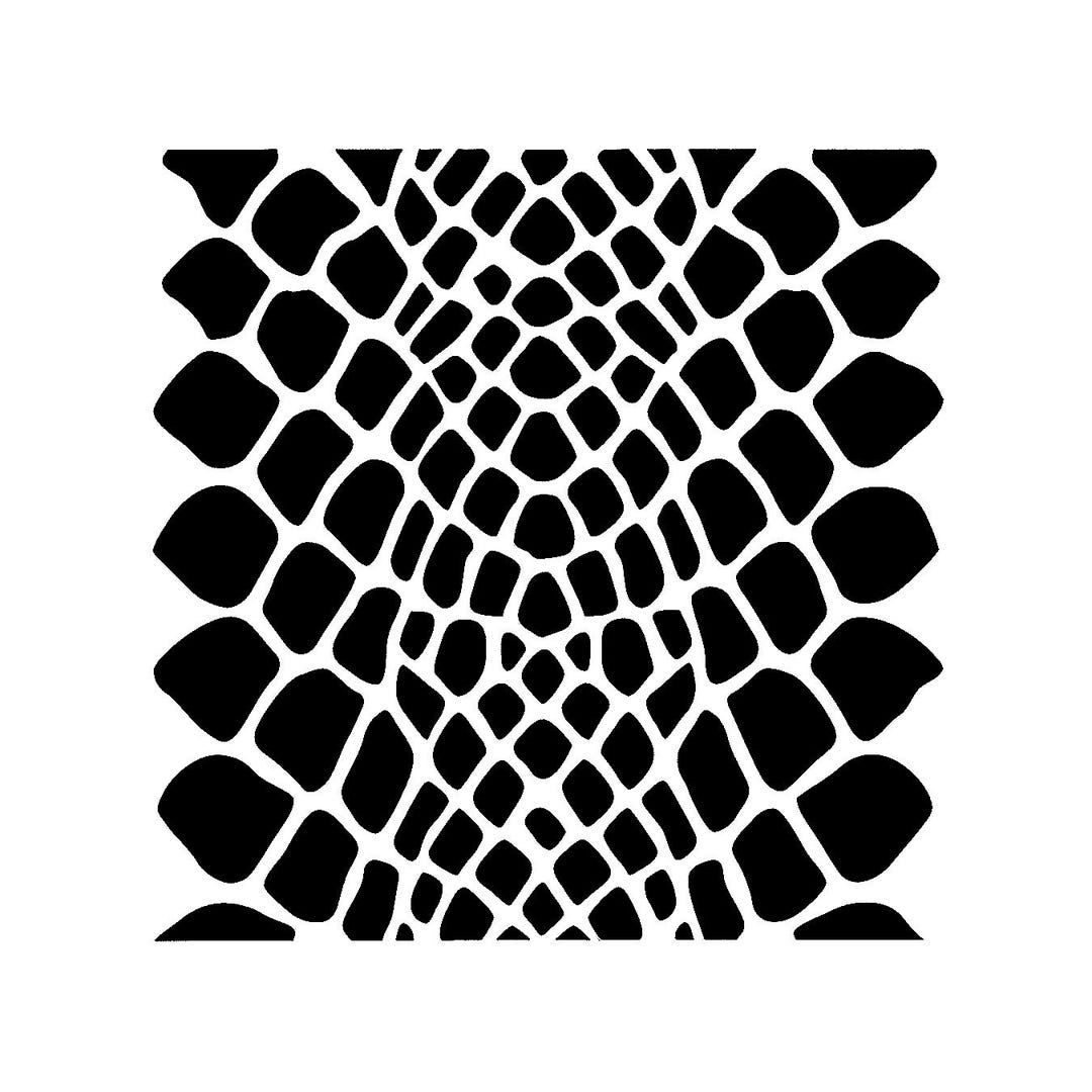 Really Great Stencils, Scales 2 Stencil, 6x6", Animal Spots, Wild ...