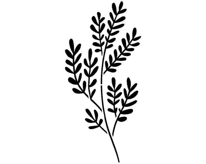 Really Great Stencils, Tall Leaves 2 Stencil, 4x8", Leaf, Background ...