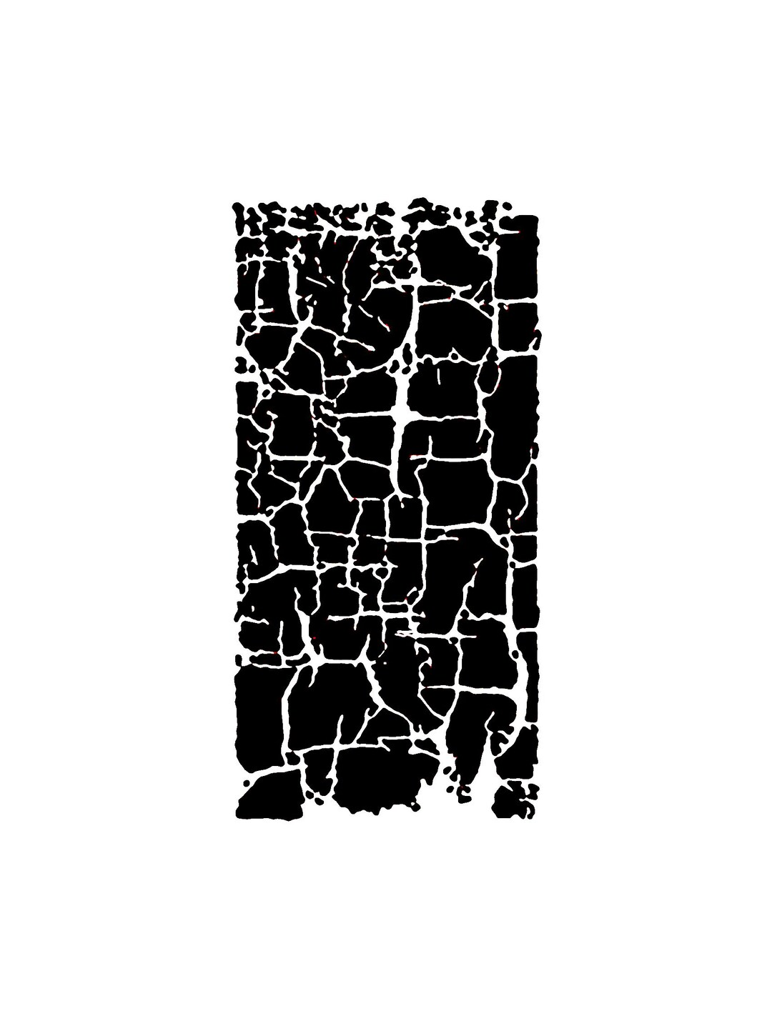 Really Great Stencils, Fractured Stencil, 4 X 8", Background Stencil ...