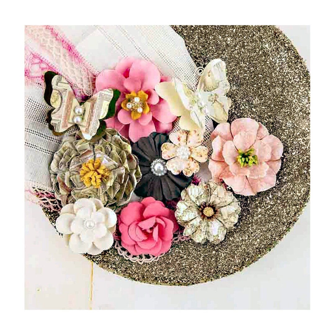 Prima, Debutante, Floral Embellishments, Daniella, Mulberry Paper ...