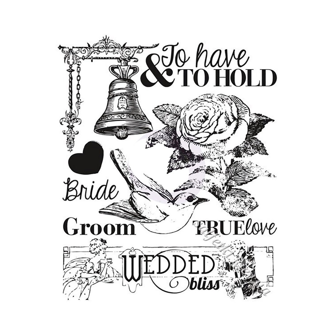 Prima, Clear Acrylic Stamps, Wedding Stamps, Small Stamps, to Have & to ...
