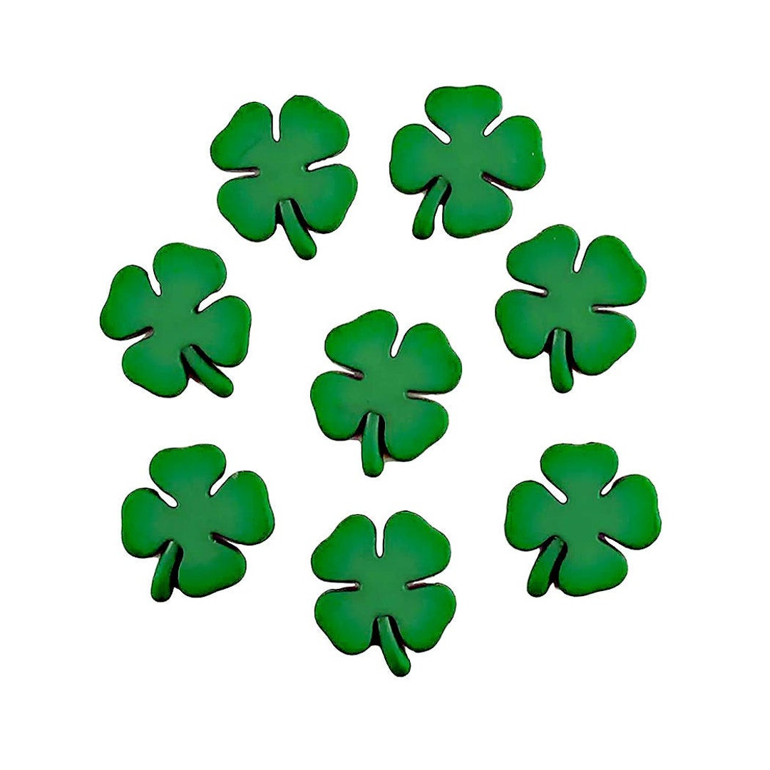Buttons Galore,shamrock Buttons, St Patricks Day, Clover Embellishments ...