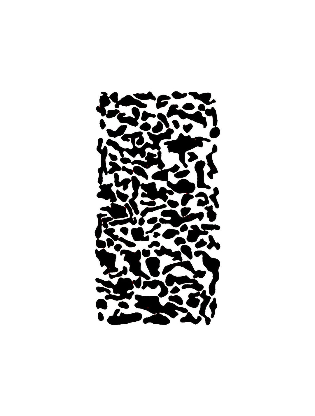 Really Great Stencils, Made A Mess, 4 X 8", Background Stencil ...