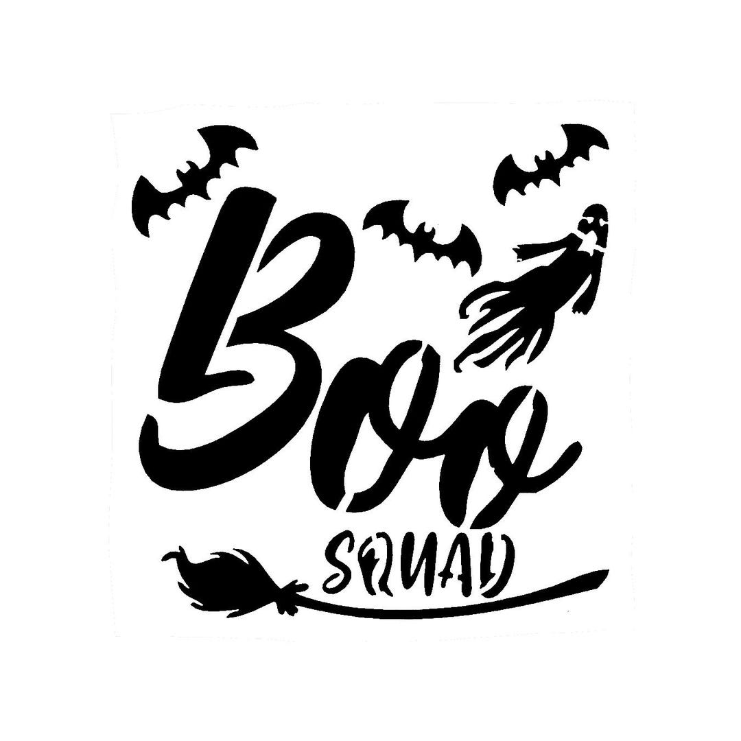 Really Great Stencils, Boo Squad Stencil, 5x5", Halloween Decor, Ghost ...