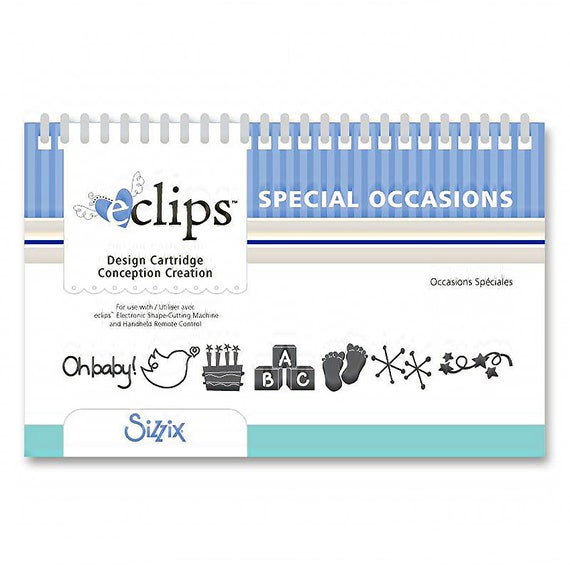 Sizzix Eclips Design Cartridge New Special Occasions 50 - Etsy