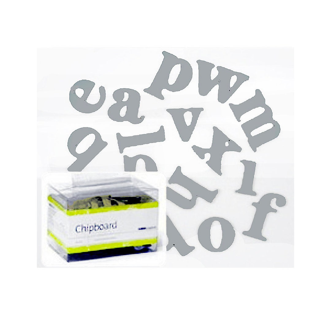 Kaisercraft, Chipboard Alphabet, Lower Case Letters, Small Letters ...