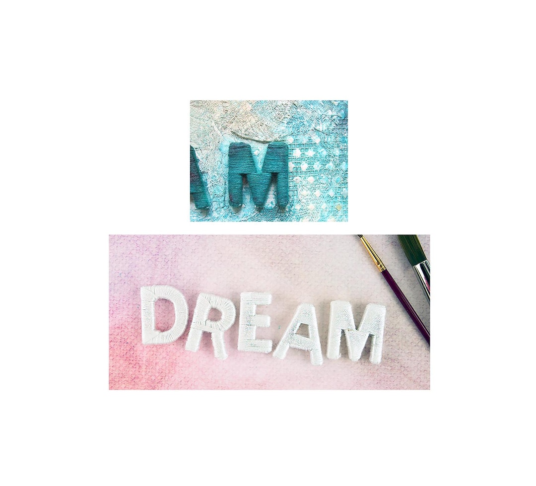 Prima, Jamie Dougherty, Bloom, Thread Letters, Dream, Chunky Letters ...