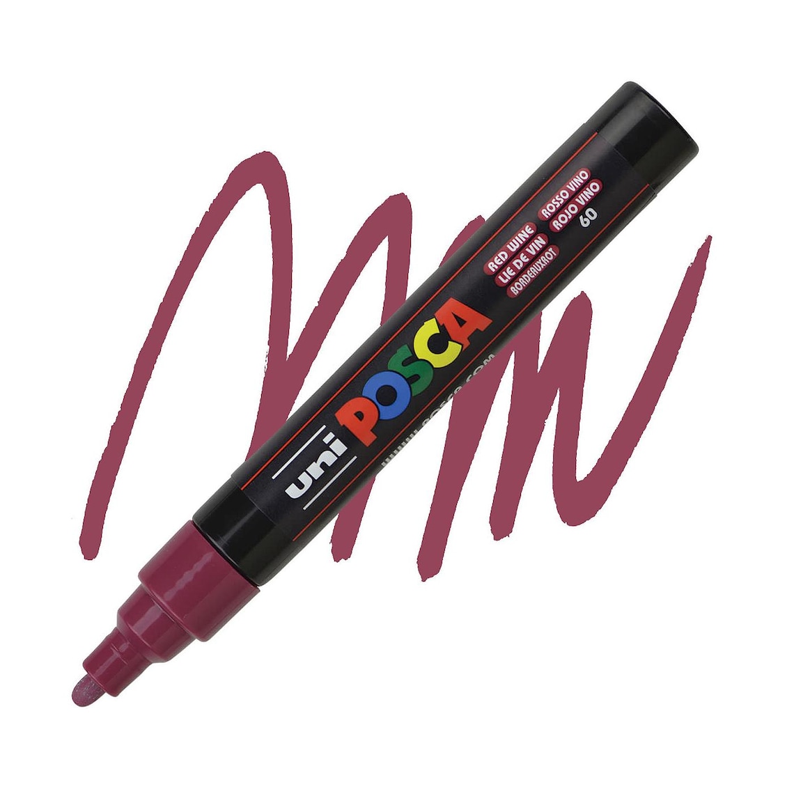 Posca Markers, Paint Marker, Red Wine Paint, 5M Medium Tip, Opaque Ink ...