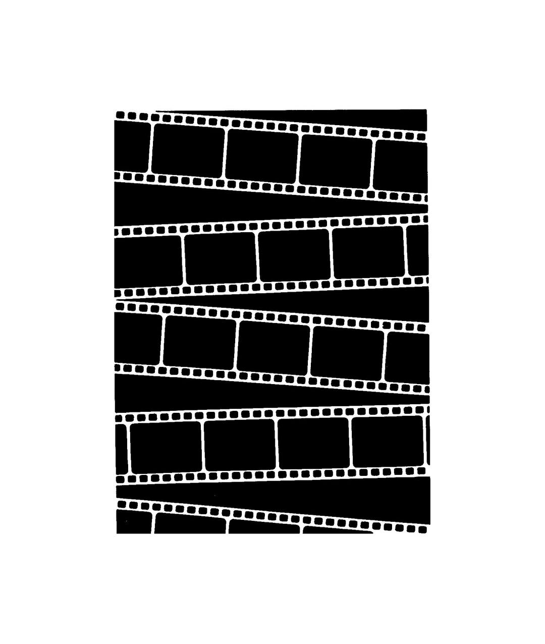 Really Great Stencils, Filmstrip Stencil, 6x8', Layering, Background ...