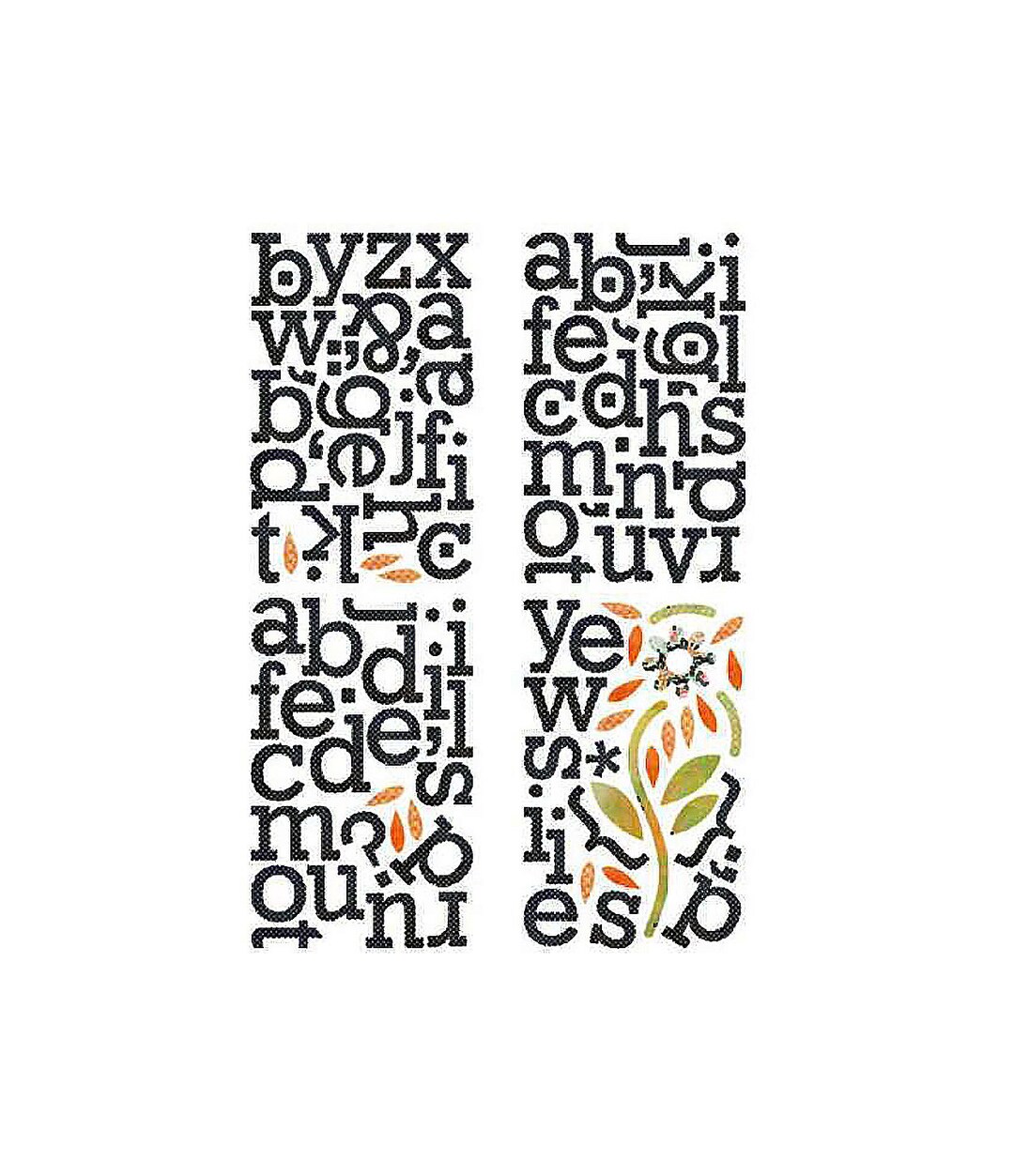 Basicgrey, Junebug Collection, Chip Stickers, Chipboard Alphabet, Heavy ...