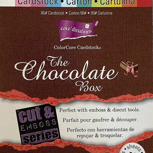 Core' Dinations, Sandable Cardstock, Chocolate Box, Colorcore, 4.25 X 5 ...