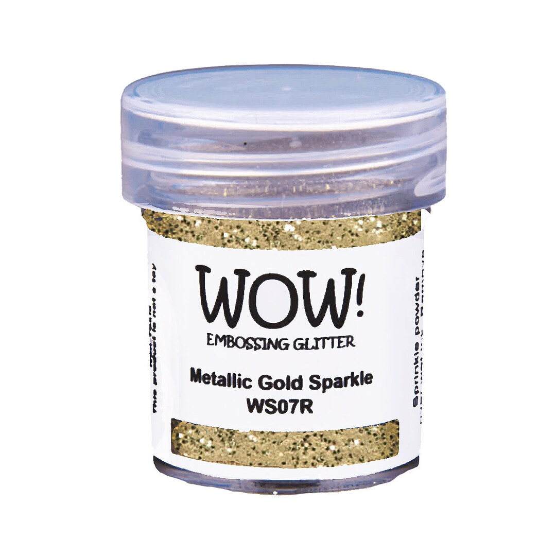 WOW Embossing Glitter, Metallic Gold Sparkle Embossing Powder, Bright ...