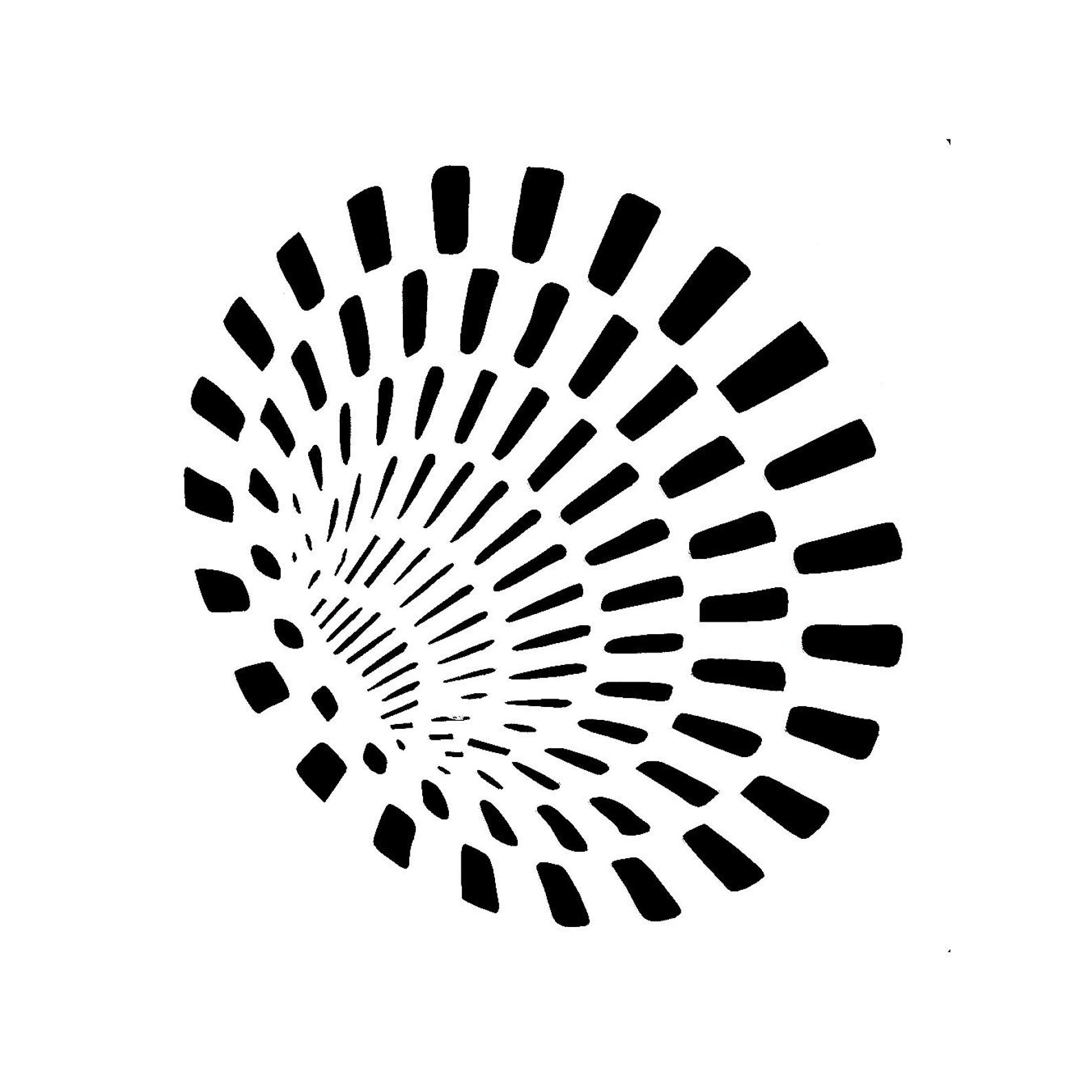 Really Great Stencils, Radial Burst Stencil, 6x6", Background, Optical ...