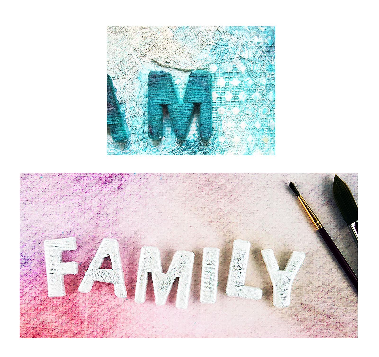 Prima, Jamie Dougherty, Bloom, Thread Letters, Family, Chunky Letters ...