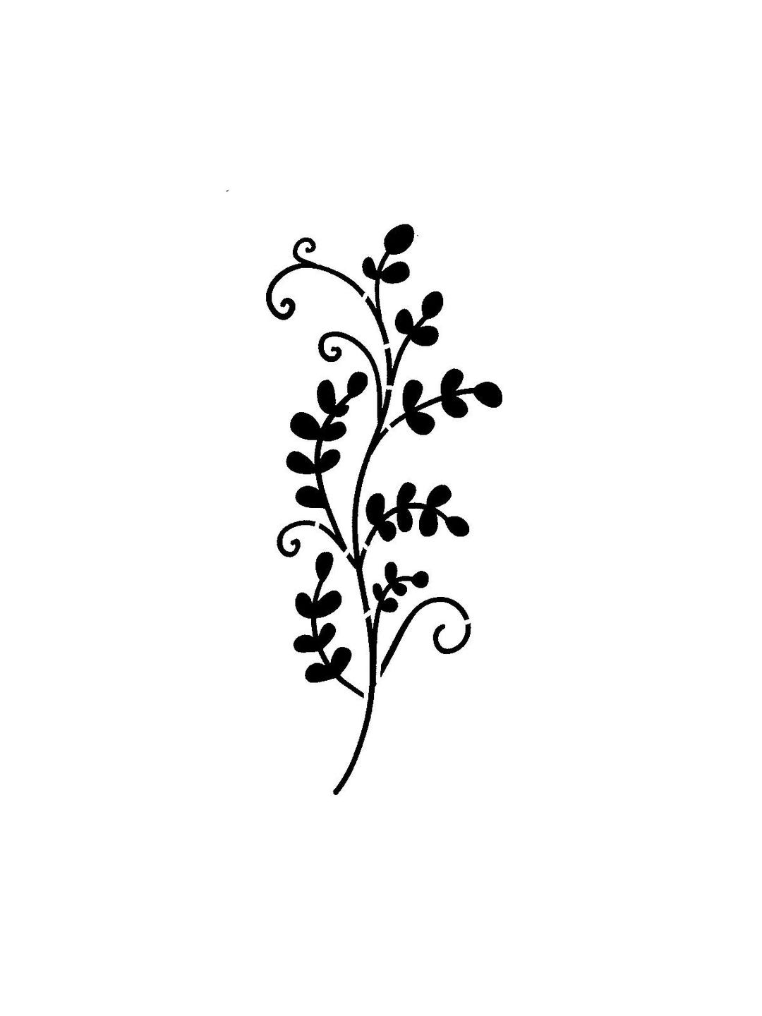 Really Great Stencils, Tall Wildflowers 3 Stencil, 4x8", Leaf, Layering ...