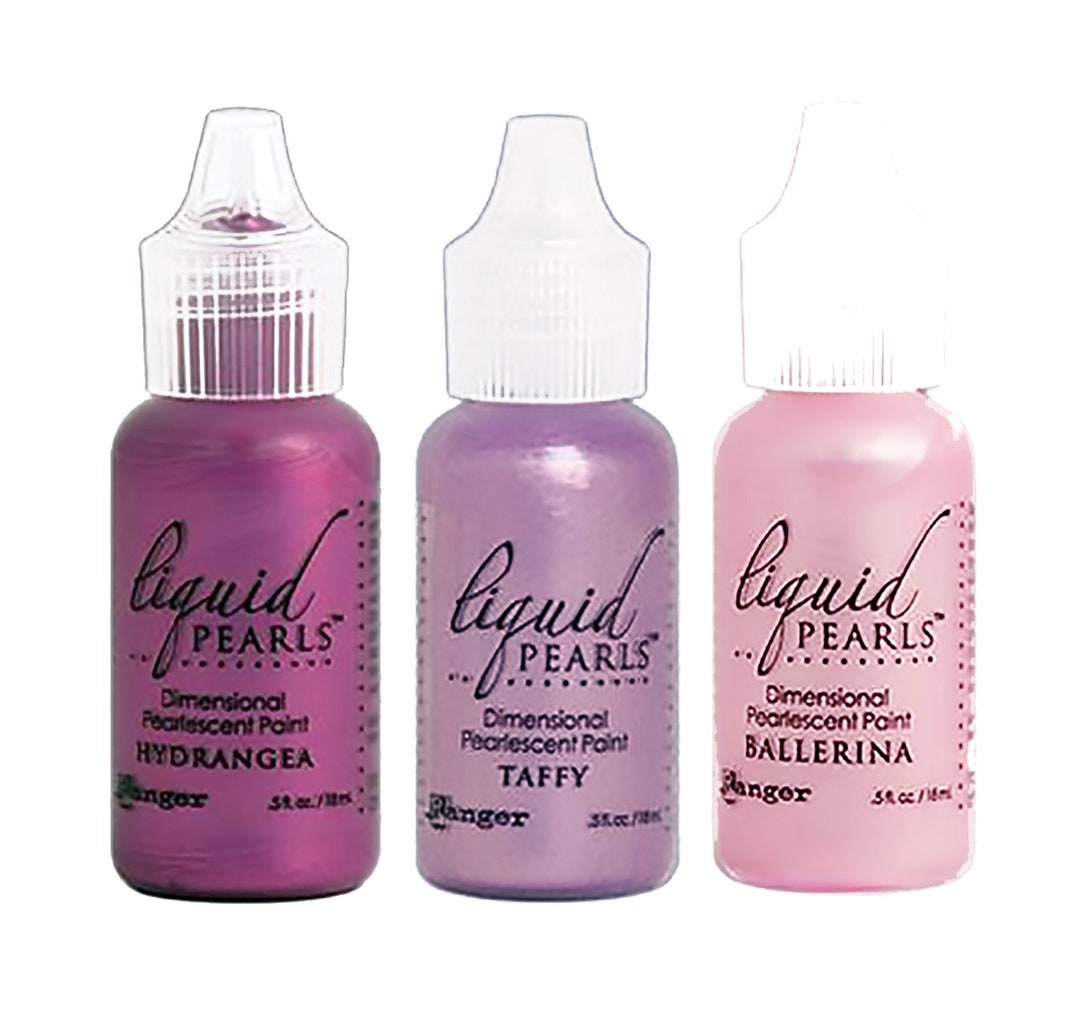 Ranger, Liquid Pearls, 3 Colors, Pearlescent Paint, Hydrangea, Taffy ...