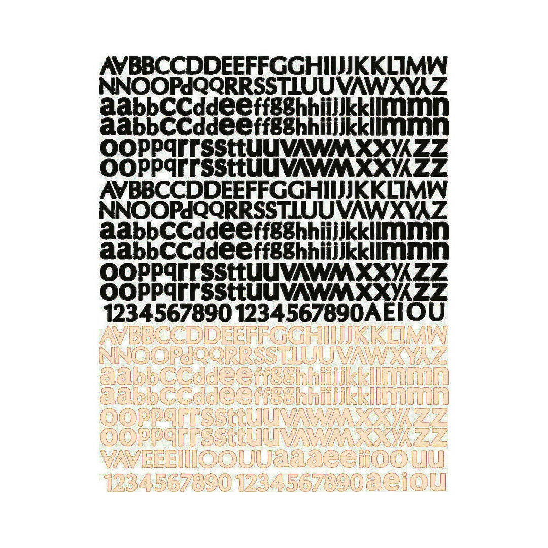 Prima, Alphabet Stickers, Canvas Textured Alphabet, Upper Case, Lower ...