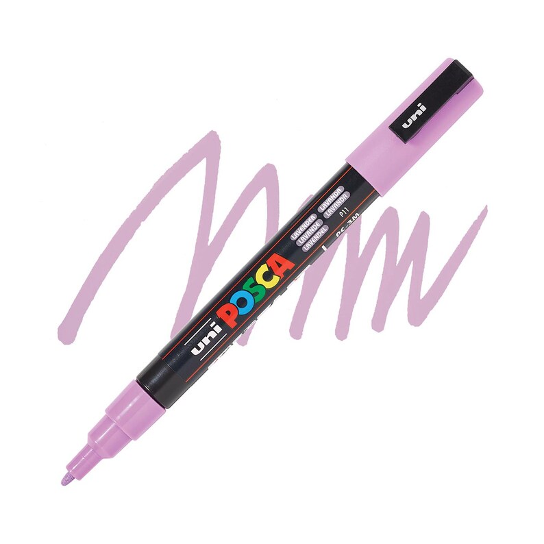 Posca Markers, Paint Marker, Lavender Paint, 3M Fine Tip, Opaque Ink ...