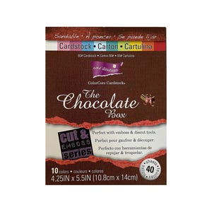 Core' Dinations, Sandable Cardstock, Chocolate Box, Colorcore, 4.25 X 5 ...