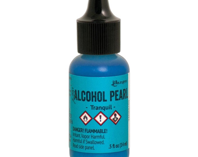 Ranger, Tim Holtz, Alcohol Ink, Pearls, Tranquil Alcohol Ink, .5 Fl Oz ...