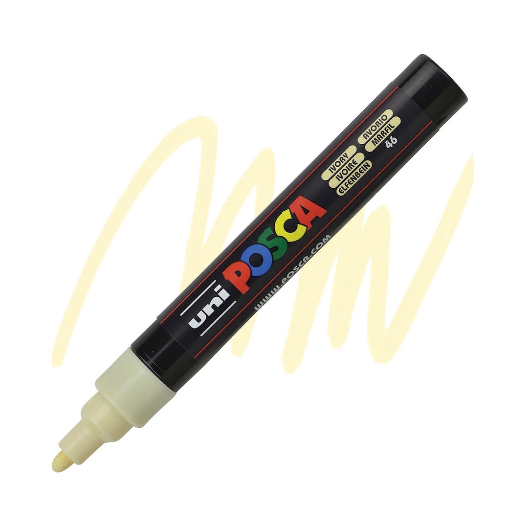 Posca Markers, Paint Marker, Ivory Paint, 5M Medium Tip, Opaque Ink ...