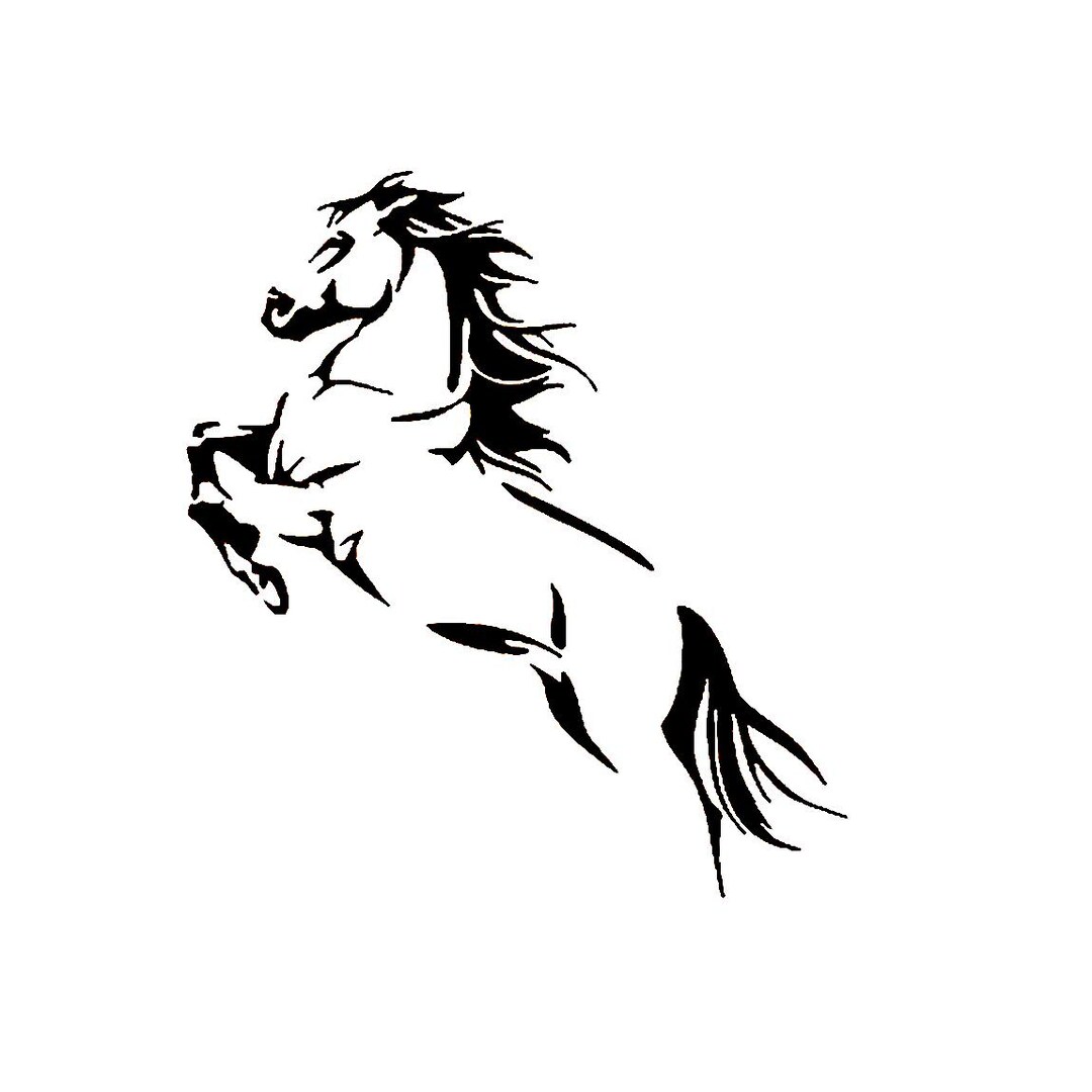 Really Great Stencils, Horse Stencil 2, 6", Arabian, Animals, Horses ...
