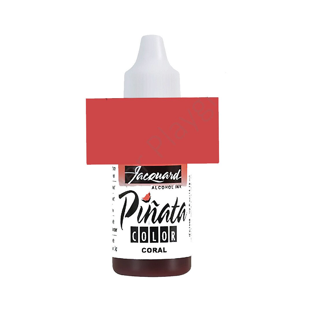 Jacquard, Piñata Color, Alcohol Ink, Coral Alcohol Ink, .5 Fl Oz, Red ...