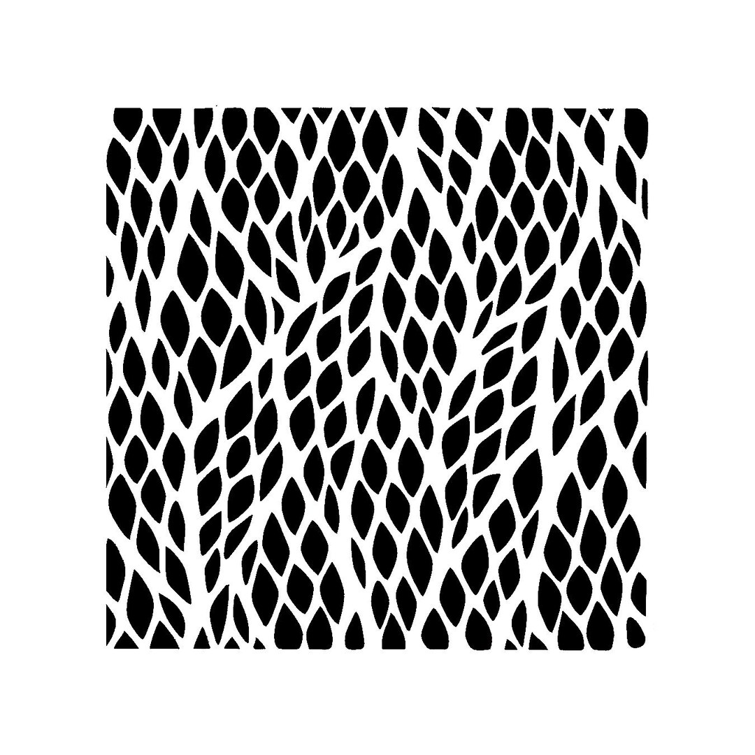 Really Great Stencils, Leaf Vine Pattern Stencil, 6.2x6.2", Background ...