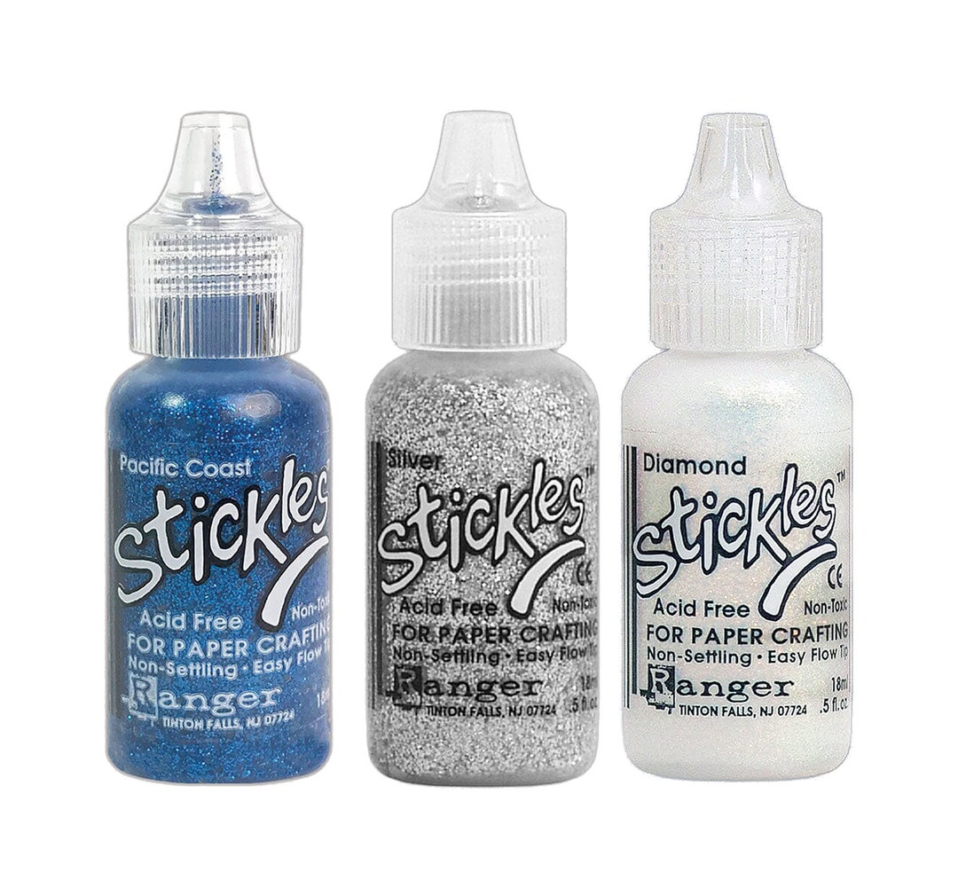 Ranger, Stickles Glitter Glue, 3 Colors, Hanukkah Glitter, Pacific ...