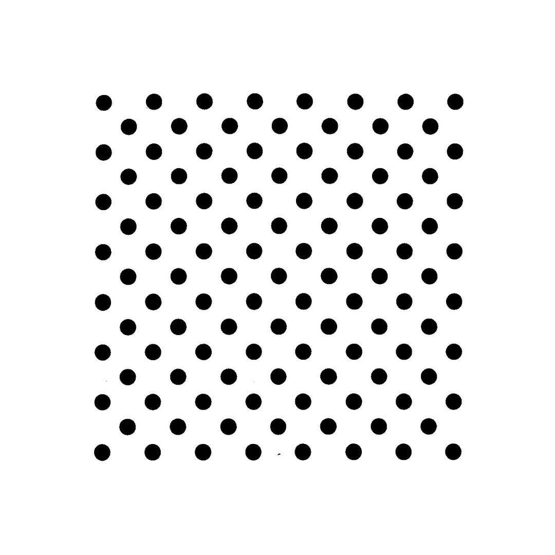 Really Great Stencils, Mini Dot Grid Stencil, 6x6", Background, Small ...