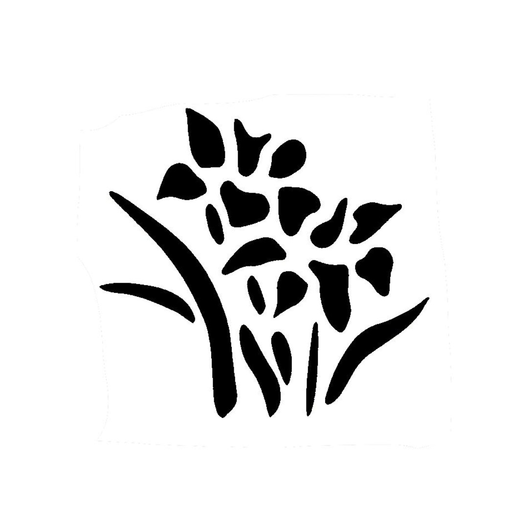 Really Great Stencils, Mini, Daffodils 1 Stencil, 3" X 3', Reusable ...