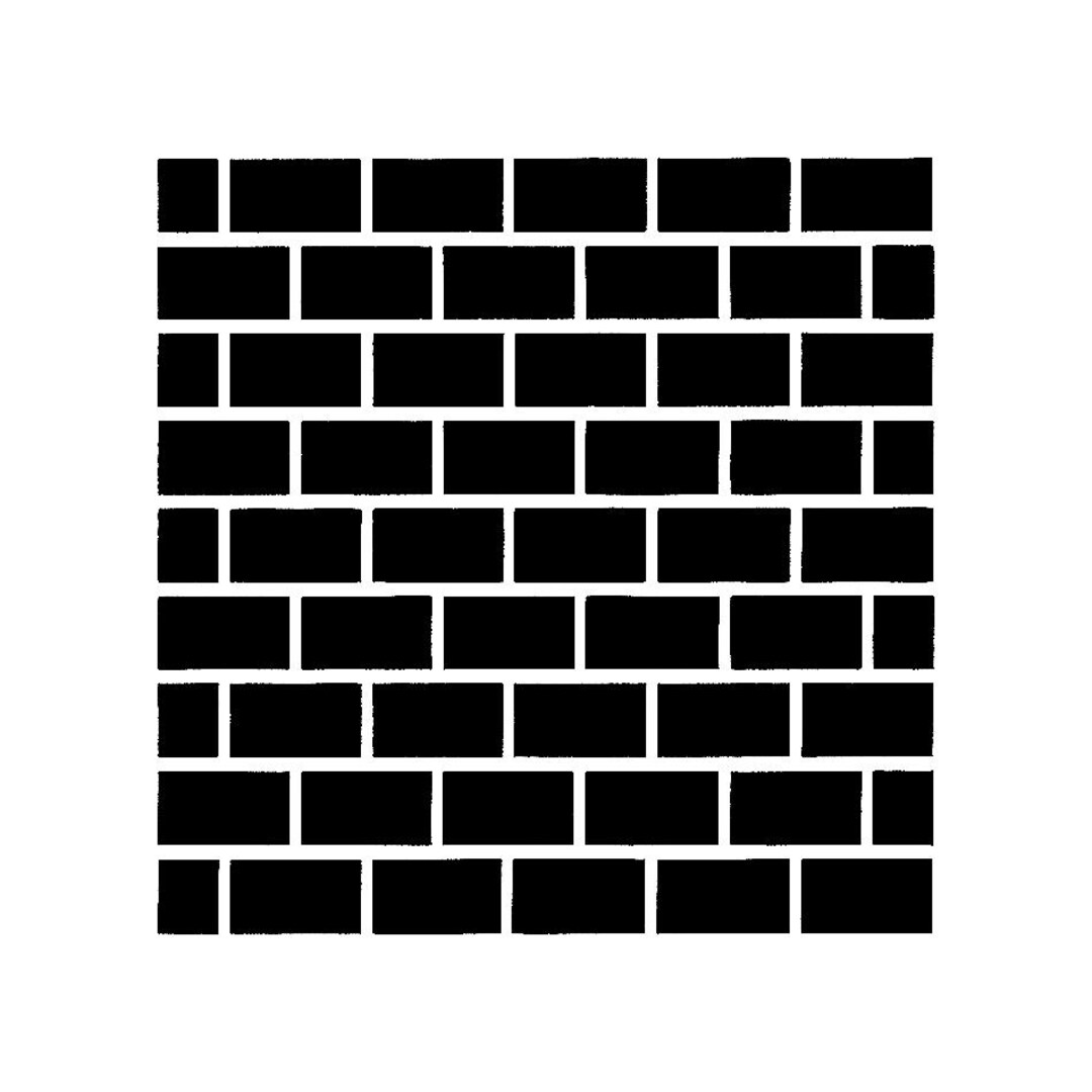 Really Great Stencils, Stacked Bricks Stencil, 5.9" X 5.9", Blocks ...