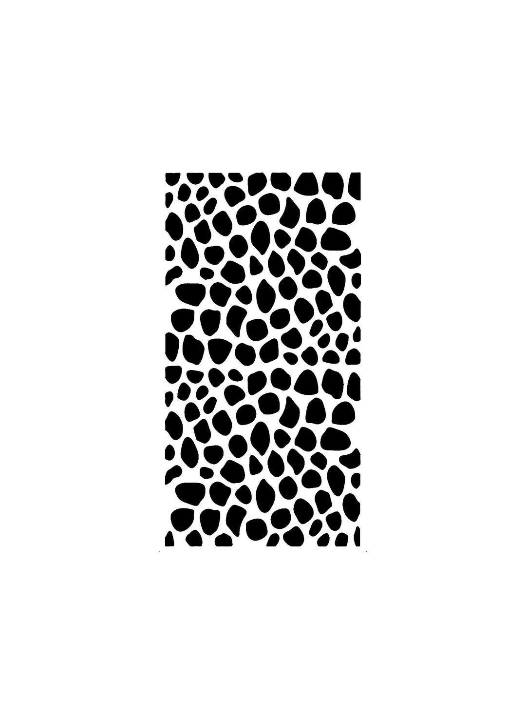 Really Great Stencils, Random Spots Stencil, 4.7x9", Background, Animal ...