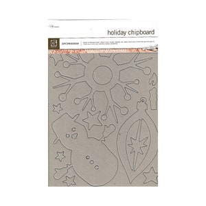 Basicgrey, Figgy Pudding Collection, Holiday Chipboard, Christmas Chipboard, Winter ...