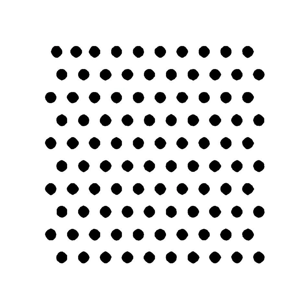 Really Great Stencils, Rows of Dots, 5 X 5", Background Stencil ...