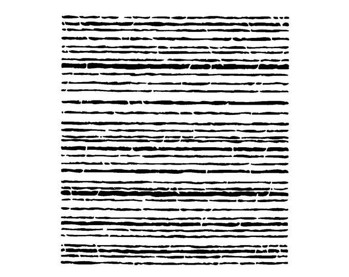 Really Great Stencils, Distressed Lines Stencil, 5.75" X 6.75 ...