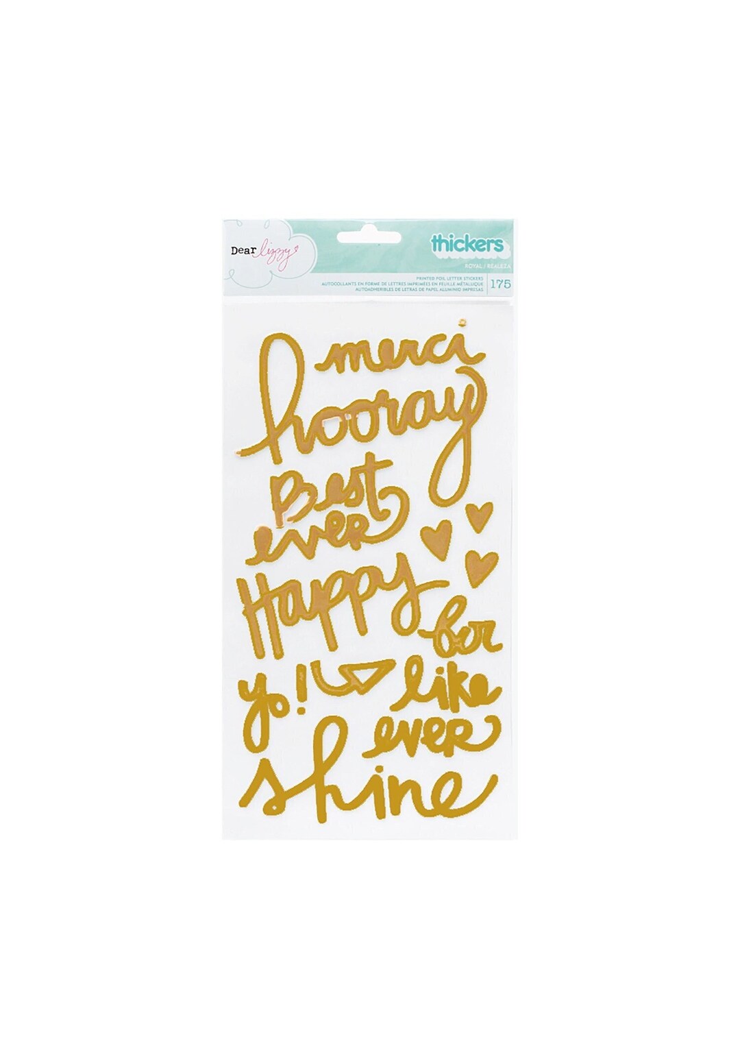 Dear Lizzy, Serendipity Collection, Word Stickers, Add Dimension, Foam ...