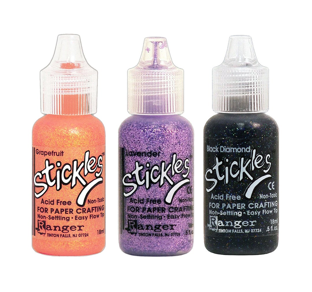 Ranger, Stickles Glitter Glue, 3 Colors, Halloween Glitter, Grapefruit ...