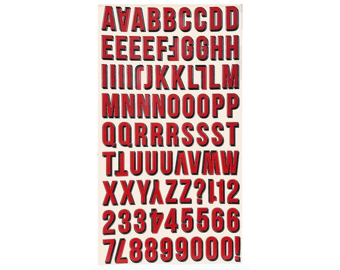 Jenni Bowlin, Alphabet Stickers, Shadow Letters, Cardstock Alpha ...