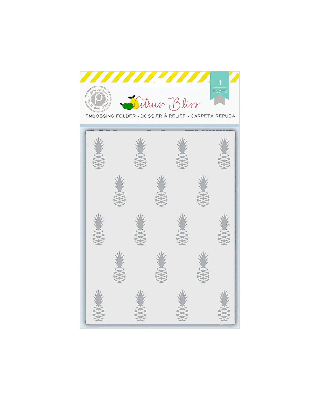 Pink Paisley, Citrus Bliss, Embossing Folder, Pineapple 4" X 6", Emboss, Add Texture, Happy ...