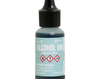 Ranger, Tim Holtz, Alcohol Ink, Pearls, Tranquil Alcohol Ink, .5 Fl Oz ...